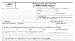 IRS Form 433-D Explained: How to Set Up an IRS Installment Agreement ...